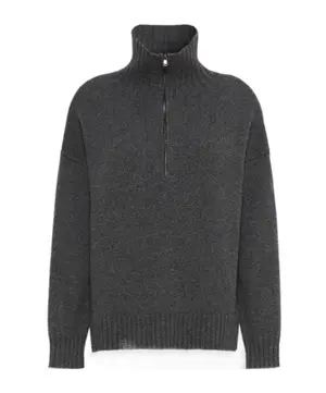 Max Mara Half-zipped Long-sleeved Jumper