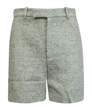 Gucci Multitone Woven Casual Shorts - Gray