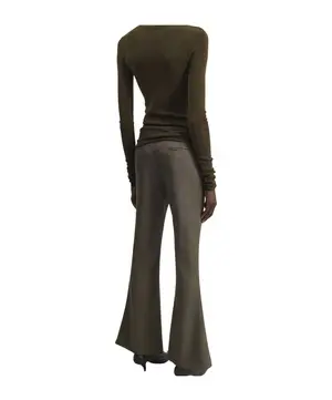 THE FRANKIE SHOP Flared Casual Trousers