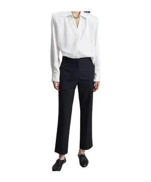 THE FRANKIE SHOP Jet Pinstripe-tailored Trousers