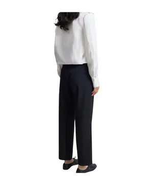 THE FRANKIE SHOP Jet Pinstripe-tailored Trousers