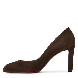 CHRISTIAN LOUBOUTIN Suede Slipon Pumps