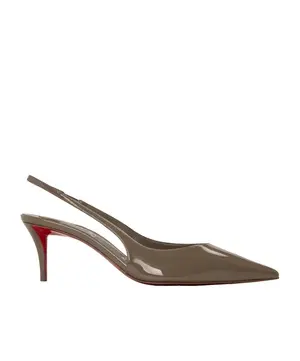 CHRISTIAN LOUBOUTIN Patentleather Pointedtoe Slingback Heels