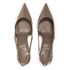 CHRISTIAN LOUBOUTIN Patentleather Pointedtoe Slingback Heels