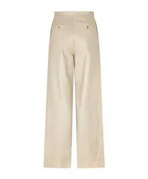 Gucci Leather Wideleg Trousers