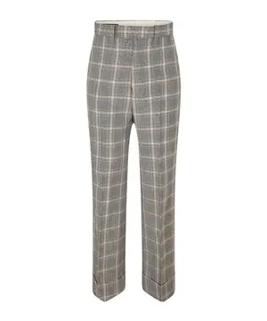 Gucci Check Straightleg Trousers - No