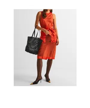 Saint Laurent Diamondwoven Tote Bag