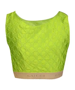 Gucci Jacquard Cropped Camisole