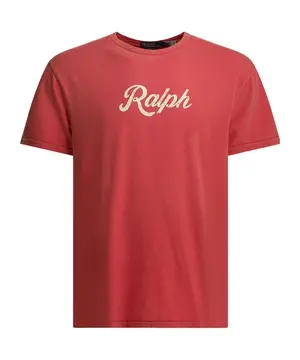 Polo Ralph Lauren Logo Printed Crewneck T-shirt - Red