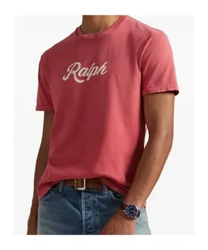 Polo Ralph Lauren Logo Printed Crewneck T-shirt - Red