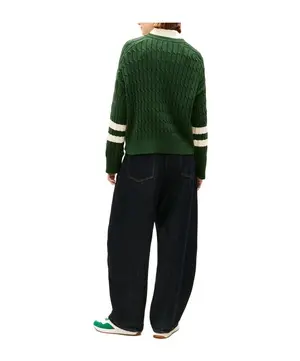Tommy Hilfiger Cableknit Cropped Sweater
