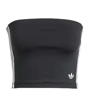 ADIDAS ORIGINALS Cropped Tube Top - Black