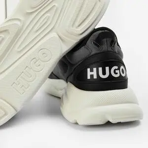 Hugo Boss Laceup Layered Running Sneakers