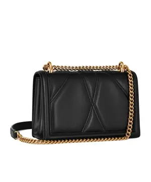 Dolce & Gabbana Quilted Leather Chain Crossbody Bag