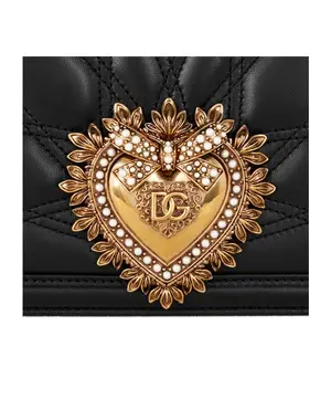 Dolce & Gabbana Quilted Leather Chain Crossbody Bag