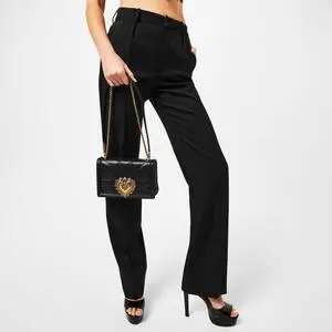 Dolce & Gabbana Quilted Leather Chain Crossbody Bag