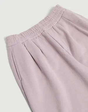 Brunello Cucinelli Cotton Smooth French Terry Track Trousers With Monili