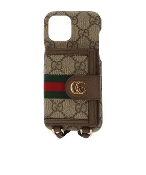 Gucci Monogramprint Phone Case - Brown