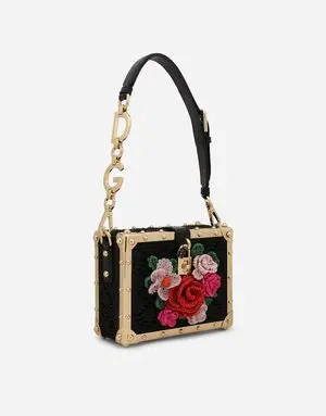 Dolce & Gabbana Dolce Box Crochet Shoulder Bag