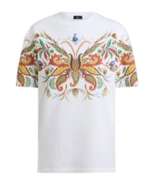 Etro Cotton Paisley-print T-shirt