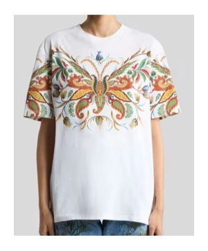 Etro Cotton Paisley-print T-shirt