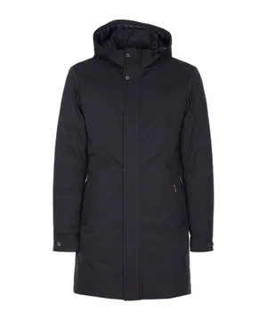 MOORER Hooded Padded Parka Coat