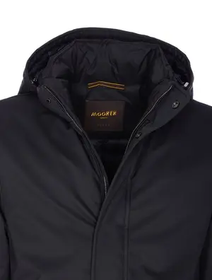 MOORER Hooded Padded Parka Coat