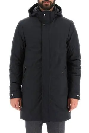 MOORER Hooded Padded Parka Coat