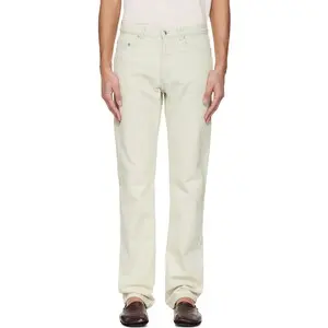 A.p.c. Button Detailed Straight Leg Jeans