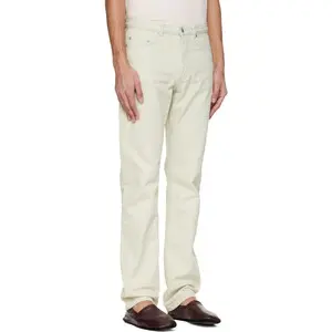 A.p.c. Button Detailed Straight Leg Jeans
