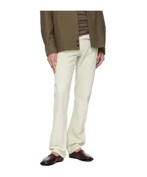 A.p.c. Button Detailed Straight Leg Jeans
