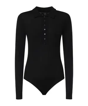 Pinko Long-sleeve Buttoned Bodysuit