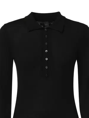 Pinko Long-sleeve Buttoned Bodysuit