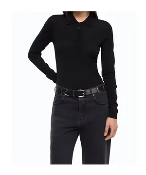 Pinko Long-sleeve Buttoned Bodysuit