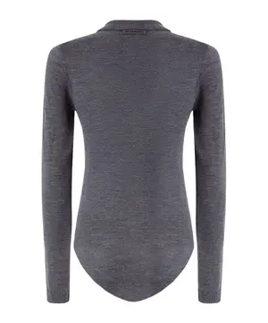 Pinko Fine-knit Long-sleeve Bodysuit