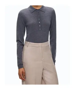 Pinko Fine-knit Long-sleeve Bodysuit