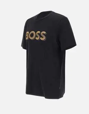 Hugo Boss Logo Printed Crewneck T-shirt