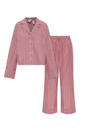 Polo Ralph Lauren Two-piece Pajamas With Logo - Red