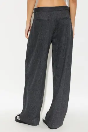 Rag & Bone Wool Pleated Trousers