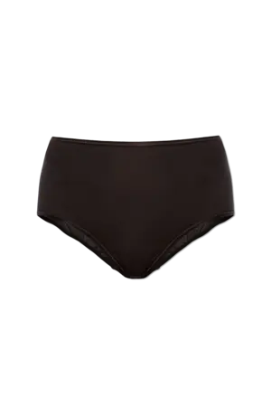 Hanro Briefs From The 'cotton Seamless' Collection - Brown