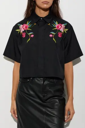 Kenzo Shirt With Colorful Embroidery