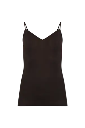 Hanro Lingerie Top From The ‘cotton Seamless’ Collection - Brown