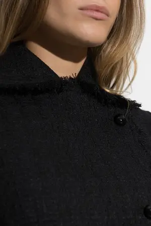 Alexander McQueen Asymmetrical Tweed Blazer