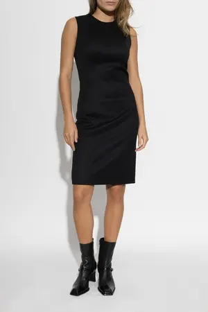 Alexander McQueen Fitted Silk Dress