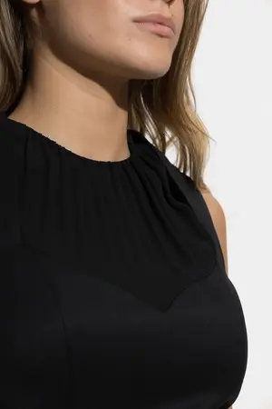 Alexander McQueen Fitted Silk Dress