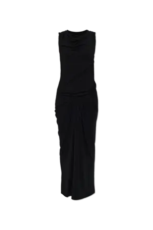 ENTIRE STUDIOS Dress With Waist Draping - Black