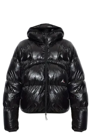 ROA Down Jacket With Hood - Black