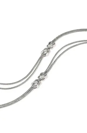 John Hardy Infinite Love Knot Station Necklace