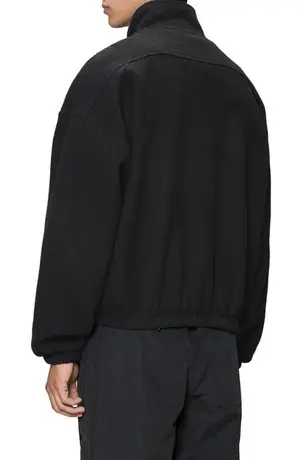 Rains Fleece Zip Jacket - Black