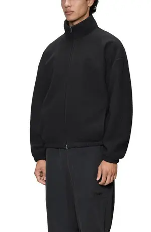 Rains Fleece Zip Jacket - Black